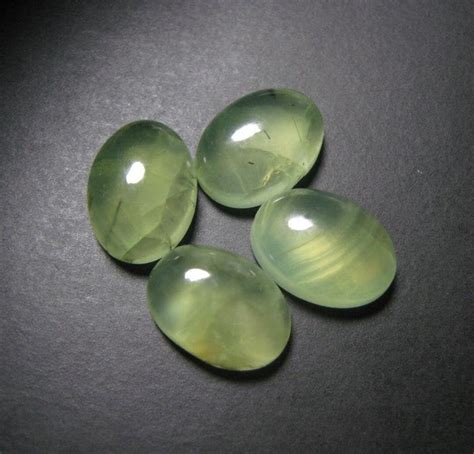 Natural Prehnite Oval Cabochon 3X5MM 10X14MM Loose Gemstone Etsy UK