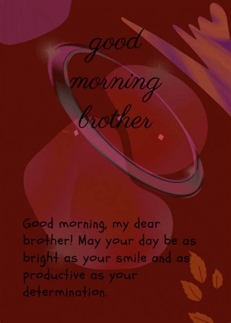 Express Your Affection With Good Morning Brother Gif All Wishes In Gif