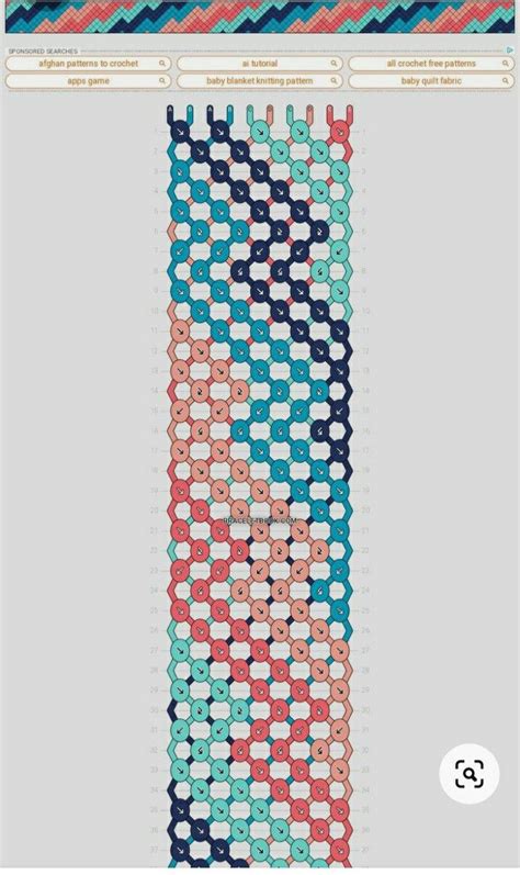 Zig Zag String Bracelet Patterns Friendship Bracelet Patterns