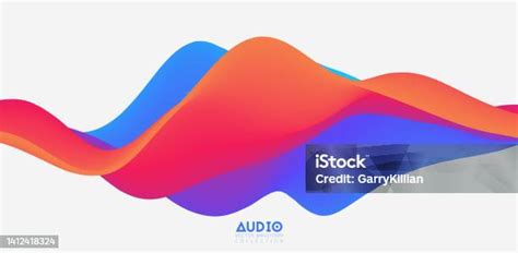 음파 시각화 3d 컬러풀 한 단단한 파형 음성 샘플 패턴 음파에 대한 스톡 벡터 아트 및 기타 이미지 음파 추상적인 분석 보기 Istock