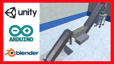 Cinta Transportadora en Unity control con Arduino Simulación