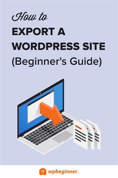 How To Export A Wordpress Site Beginners Guide
