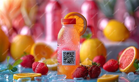 Premium Photo Engaging Branding Interactive Qr Code Display