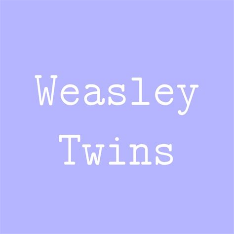 Weasley Twins On A Purple Background