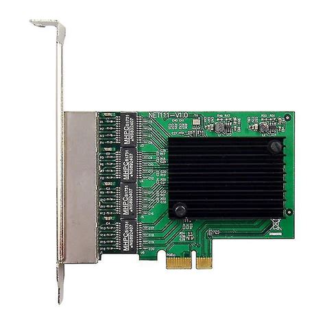 Pci E X1 Gigabit Network Card Pci Express 4 Port Ethernet Network Card Rtl8111f Ethernet Lan