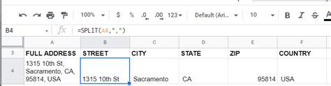 How To Split Cells In Google Sheets In Examples