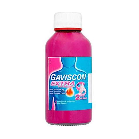 Gaviscon Extra Oral Suspension Peppermint 150ml Pure Pharmacy Ireland