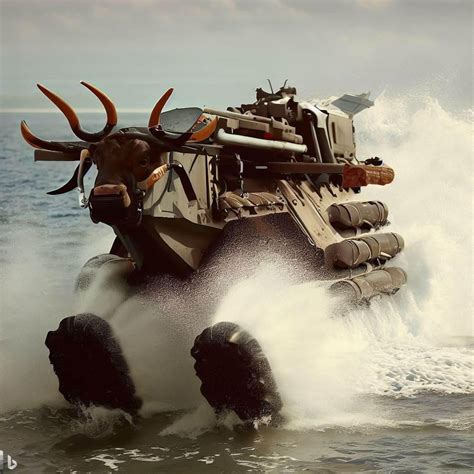 The Ac 74 Amphibious Bovine Assault System In Action Rdalle2