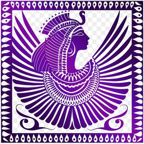 Premium Psd Psd Vector Sphinx Frame Art With Wings And Head For Decorations In The F Scribble