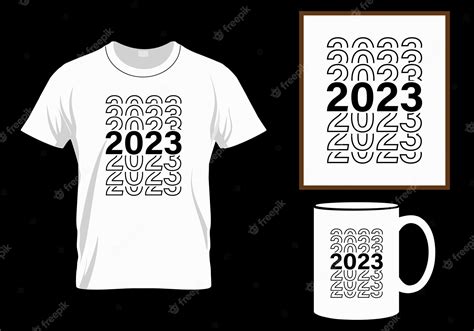 Premium Vector Happy New Year T Shirt Design Modern Typography