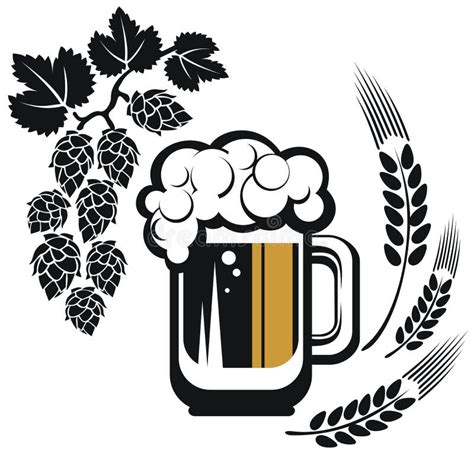 Stylized Beer Glass Stock Illustration Illustration Of Conceptual