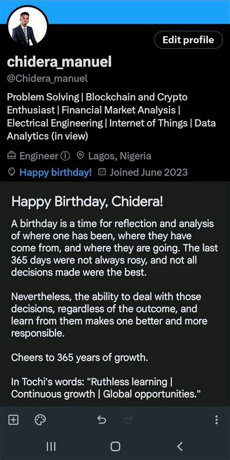 Chidera Chike On Linkedin Happy Birthday To Me🎉 Ruthless Learning