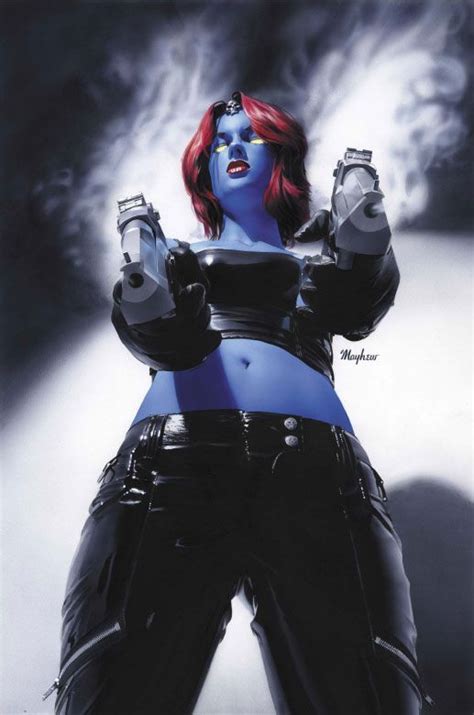 Mystique By Mike Mayhew Mystique Marvel Superhero Comic Marvel Comics