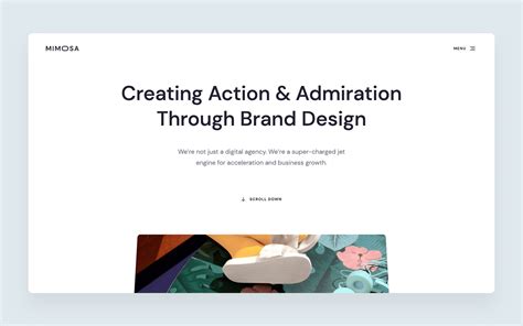 Mimosa Agency Html Responsive Website Template