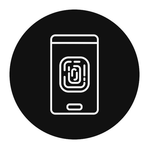 Premium Vector Fingerprint Scanner Vector Illustration