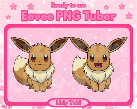 Adorable Eevee Pngtuber Pack 18 High Resolution Pngs For Streamers