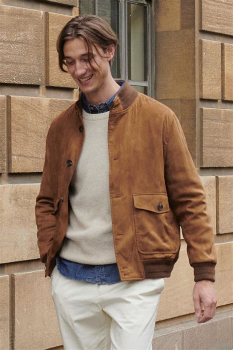 [아놀] 에코스웨이드 A 1 블루종 브라운 Cambridge Members
