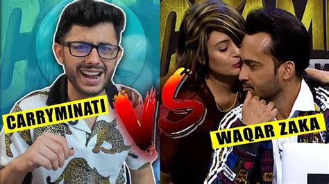 Carry Minati Roast On Waqar Zaka Carryminati Fan Edit Youtube