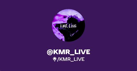 Kmr Live Instagram Tiktok Twitch Linktree
