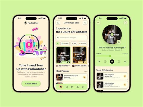 Podcast Mobile App Ui By Sazzadul Kabir On Dribbble