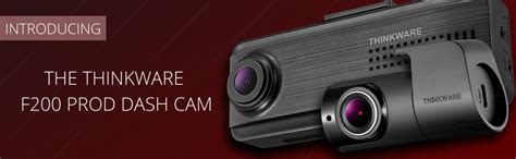 Thinkware F200 Pro Dash Cam Bundle With Rear Cam 32gb Micro Sd Card