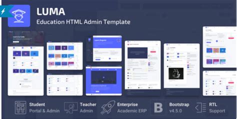 Luma Education Html Learning Management System Admin Template