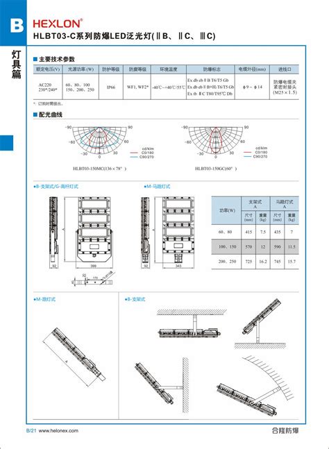 HLBT53 C系列防爆LED泛光灯 IIB IIC IIIC for Sale