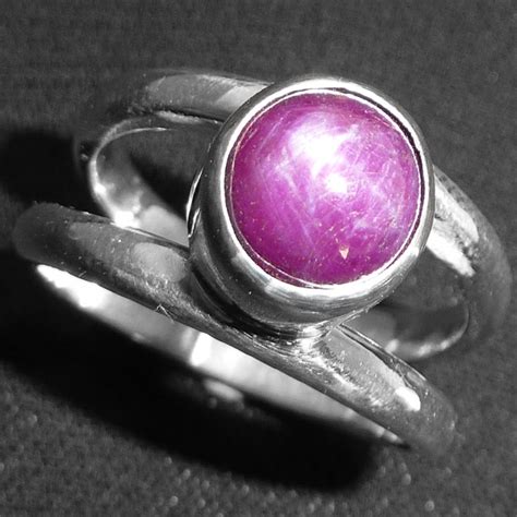 Star Ruby Ring Lwsilver