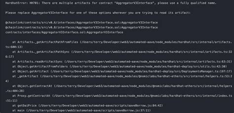 lesson 13 hardhaterror hh701 there are multiple artifacts for