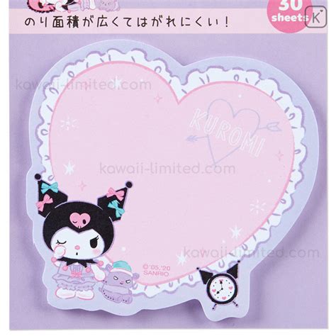 Japan Sanrio Sticky Notes Kuromi Kawaii Limited