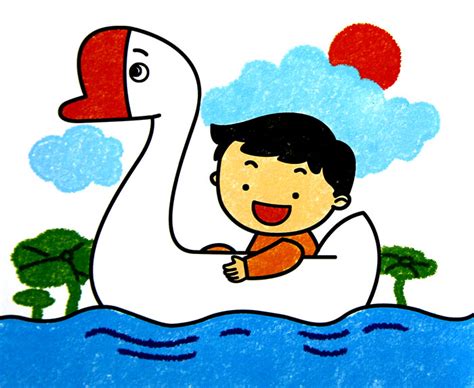 求简单的儿童画集合 百度知道