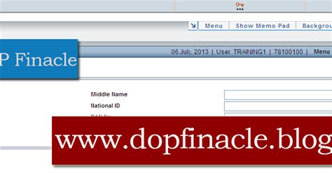 Cif Creation Process Step By Step In Dop Finacle Dop Finacle