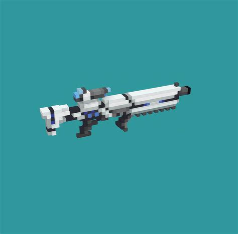 Blaster 9yp Johackle 64 Batch Voxel 3d Model By Reactorcore