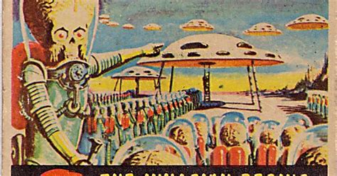 All Of The Original Mars Attacks Cards Published By Topps In 1962