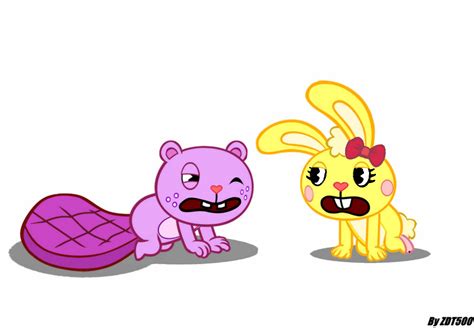 Cuddles And Toothy By Zdt500 On Devïantart Happy Tree Friends Fan Art 44154677 Fanpop
