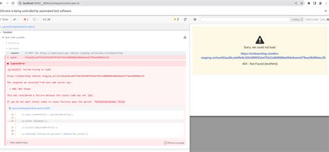 Cypress Tells Server Returns 404 When Its Not Right · Issue 24113