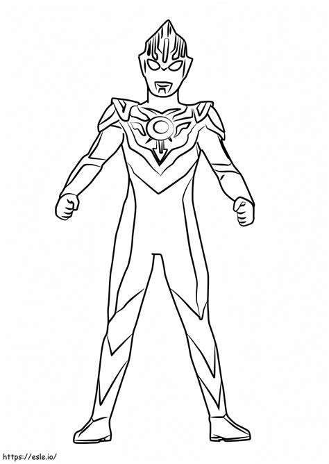 ウルトラマンオーブ ぬりえ 塗り絵