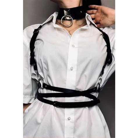 Belden Ayarlı Bağlamalı Deri Korse Kemer Ve Choker Tasma Fiyatı