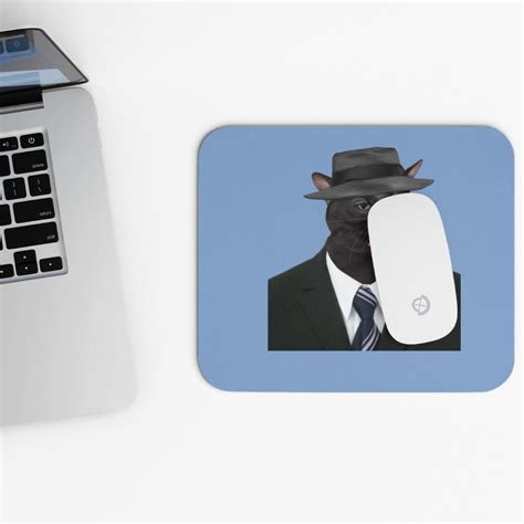Black Cat Zoning Out Meme Black Cat Zoning Out Meme Mouse Pads