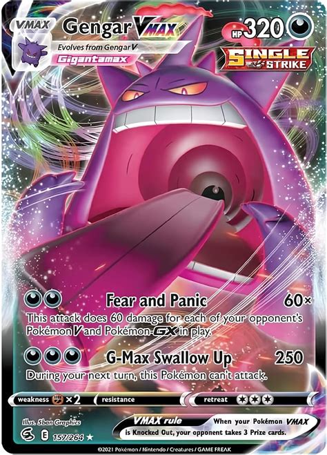 Gengar Vmax 157264 Ultra Rare Sword And Shield