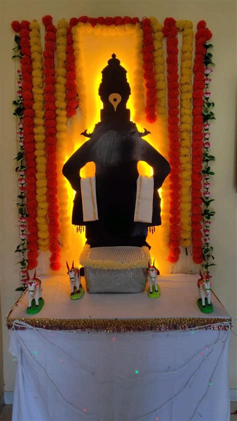 Home Made Ganpati Decoration Artofit