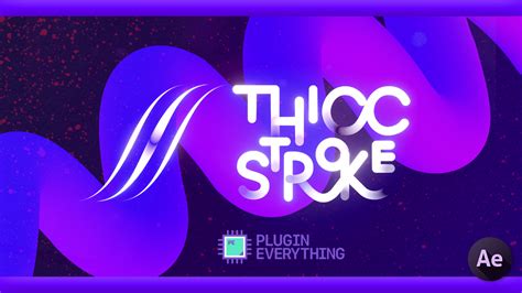 【after Effects】お洒落なストロークアニメーションを簡単に作ることができる無料プラグイン『thicc Stroke』を徹底解説 After Effectsとpremiere