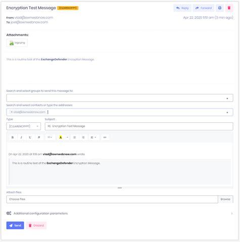 Corporate Encryption User Guide ExchangeDefender