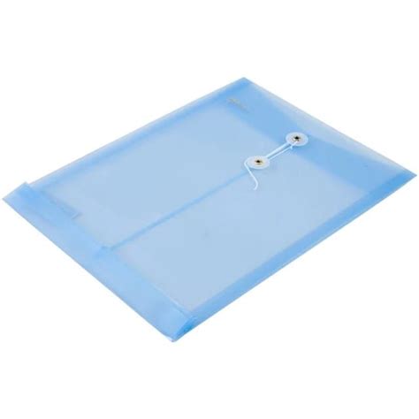 A4 Size Expandable String Plastic File Envelope Folder Document Bag