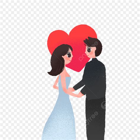 Cute Couples Clipart Hd Png Hand Drawn Cute Couple Hand Drawn