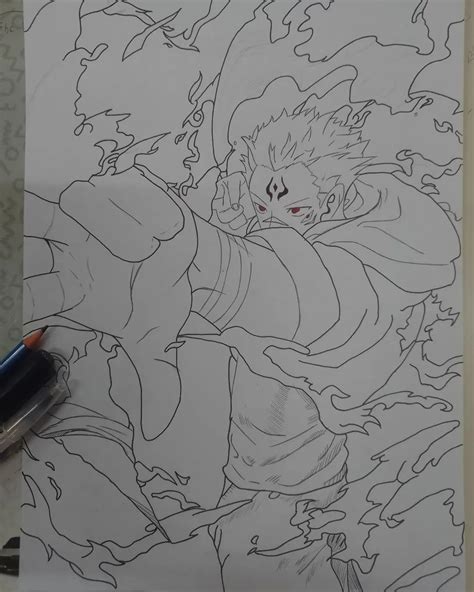 🔥 Ryōmen Sukuna 🔥 Jujutsukaisenanime Jujutsukaisenart