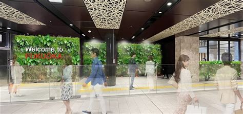 福岡市地下鉄天神駅東口の緑化イメージ（市交通局提供） 福岡市予算案、13億円で「緑化推し」なぜ今？ 裏を返せば未来の“民意”も考慮