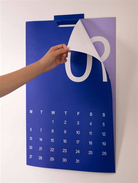Design And Function A2 Monthly Calendar In 2025 Wall Calendar Design