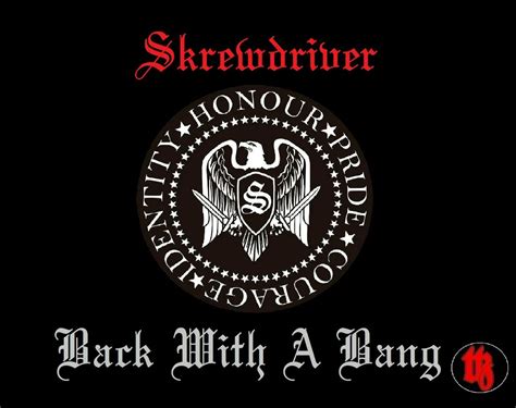 Skrewdriver Back With A Bang