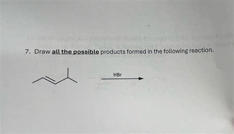 Solved Draw all the possible products formed in the | Chegg.com